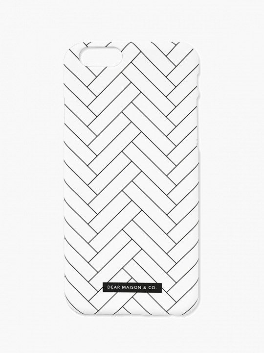 [디어메종] Herringbone Phone Case_White - HAGO(하고)