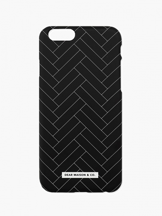 [디어메종] Herringbone Phone Case_Black - HAGO(하고)