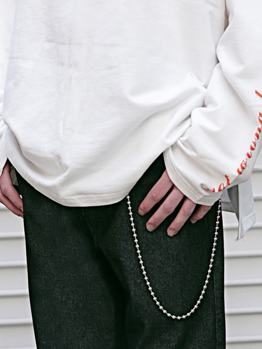 MASSNOUN CHAIN DRIP KEY RING MSEAA002-SV - HAGO(하고)