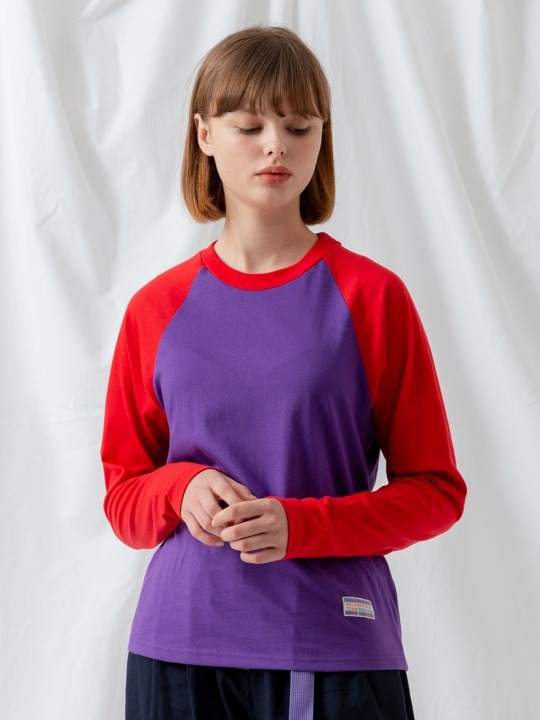 18 COLOR RAGLAN TS [PURPLE] - HAGO(하고)