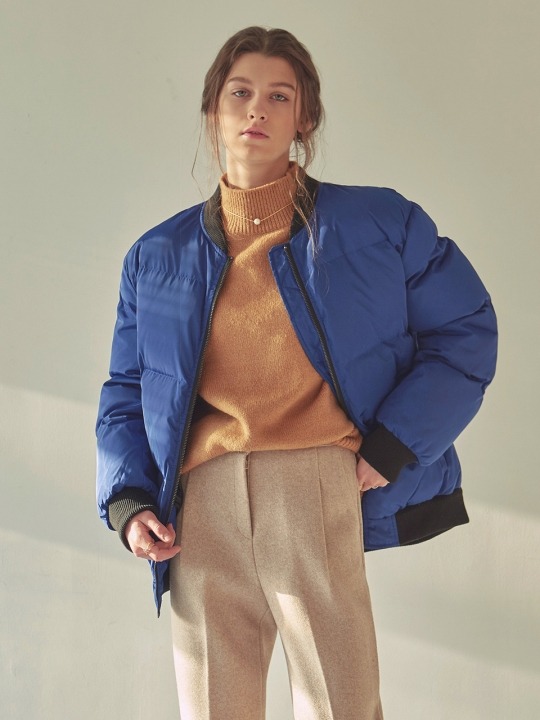 SPECIAL DUCK DOWN SHORT PADDING_BLUE - HAGO(하고)