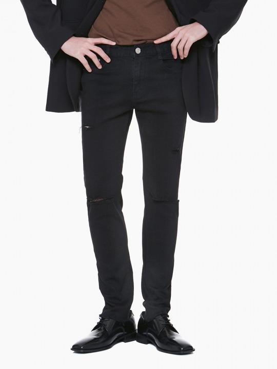 LM037 STEADY COTTON PANTS_BLACK - 하고(HAGO)