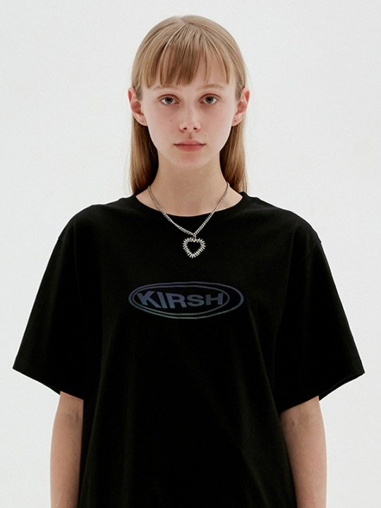 KIRSH CIRCLE LOGO T-SHIRTS JS [BLACK] - HAGO(하고)