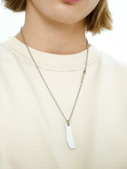 BA CHAIN NECKLACE_ WHITE - HAGO(하고)