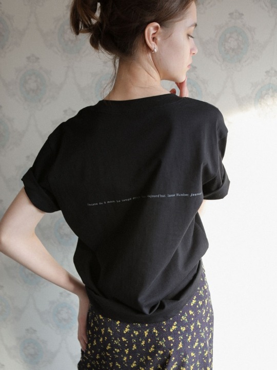 2.37 BASIC TSHIRT_BLACK - HAGO(하고)