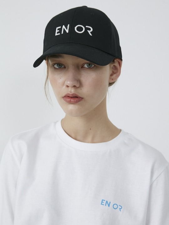 ENOR LOGO CAP - BLACK - HAGO(하고)