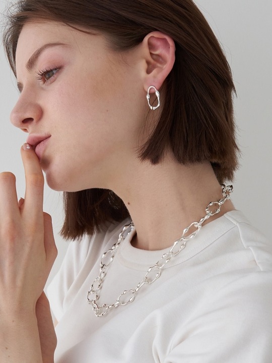 Flection & Connection - Necklace 02 (Long Ver.) - 하고(HAGO)