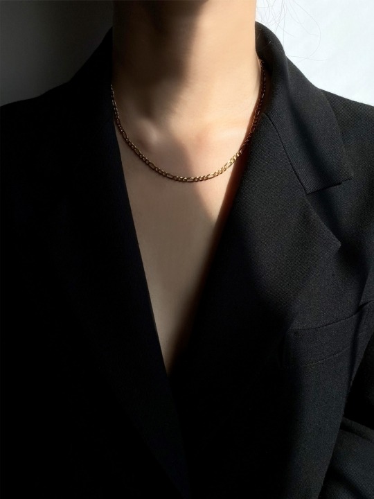 SKIN CHAIN NECKLACE (Gold) - HAGO(하고)