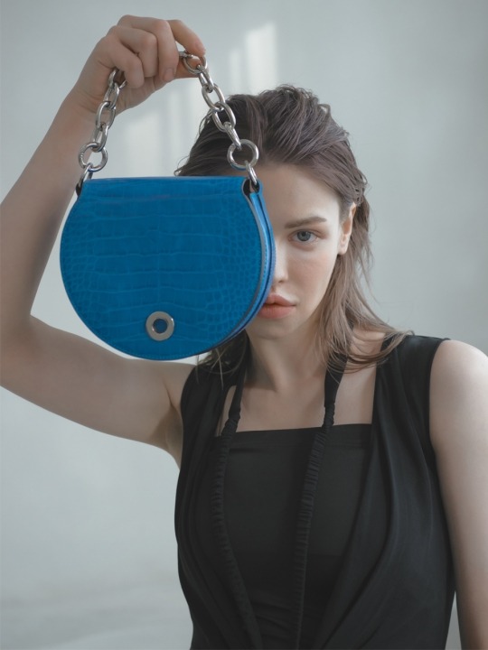 SELINA BAG_ROYAL BLUE CROCO - HAGO(하고)