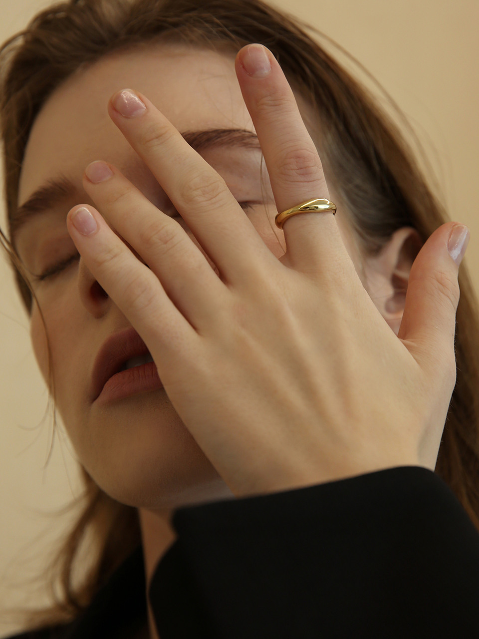 bold wave ring R010 - HAGO(하고)