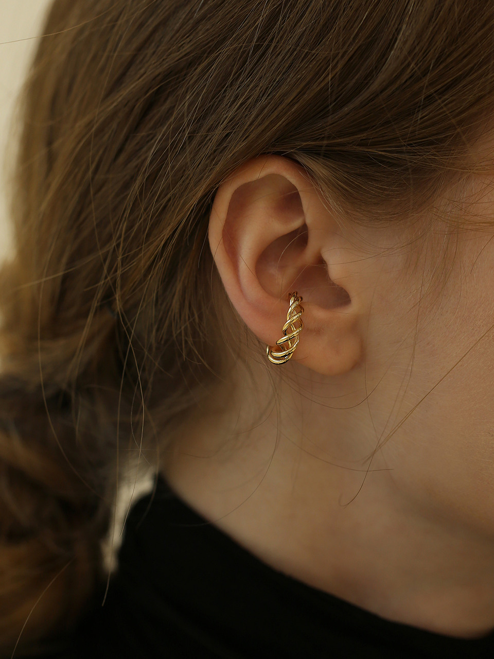 bold chain ear cuff C001 - HAGO(하고)