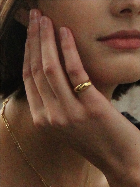 [Silver925] LU76 Bold open ring - HAGO(하고)