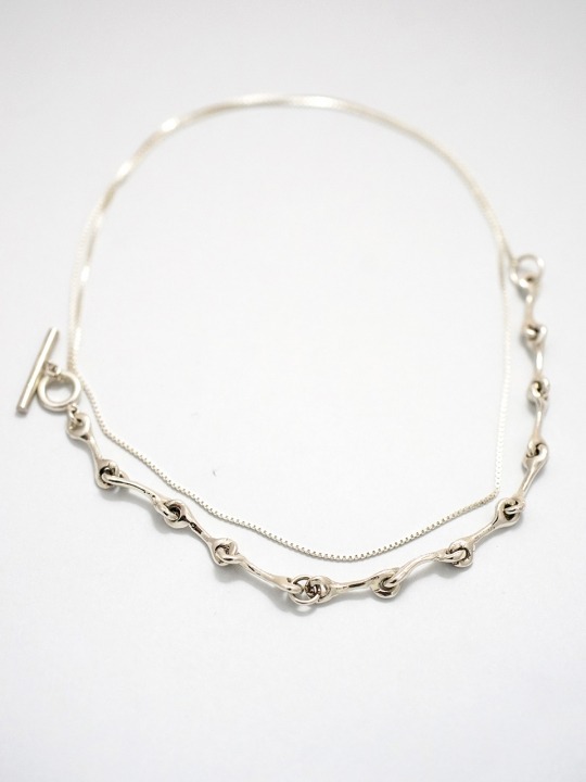 Three way chain necklace - HAGO(하고)