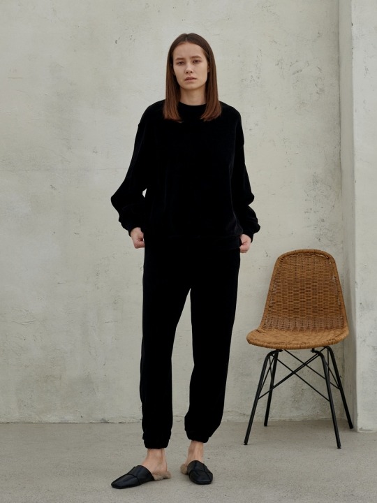 [20AW]warm texture Jogger Pants _ black - HAGO(하고)