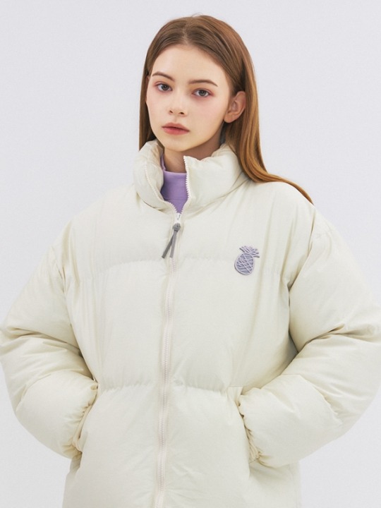 BASIC SHORT AIR PADDING_IVORY - HAGO(하고)