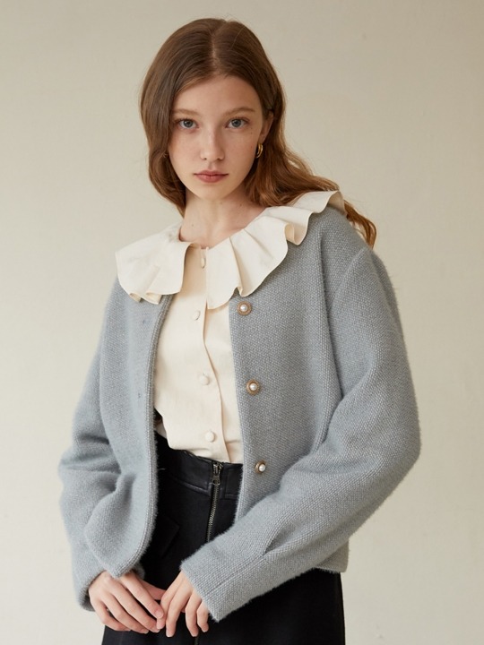 pearl knit cardigan SK - HAGO(하고)