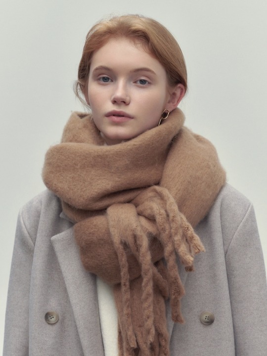 [33%쿠폰]FIRST LABEL BOLD MUFFLER_CAMEL - HAGO(하고)