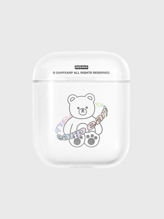 [어프어프] Twinkle gem bear-clear(Air pods) - HAGO(하고)