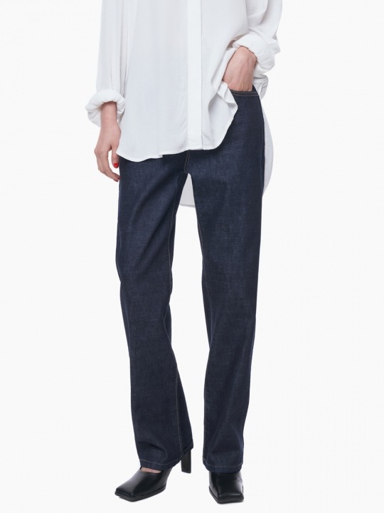 LW106 NEW STRAIGHT DENIM PANTS_INDIGO - HAGO(하고)