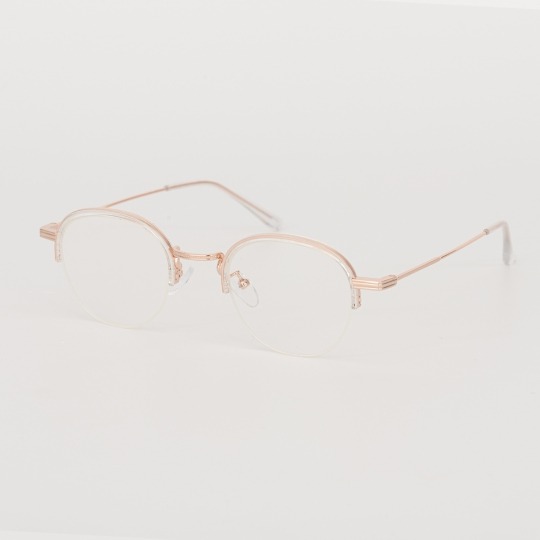 SBKA Glen-C02 투명 반무테 안경 - HAGO(하고)