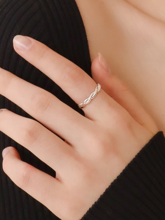 [김민주 착용] rope twist ring - HAGO(하고)