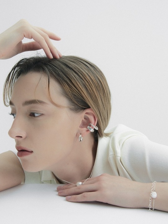 Twisted Layered Ear Cuff - HAGO(하고)