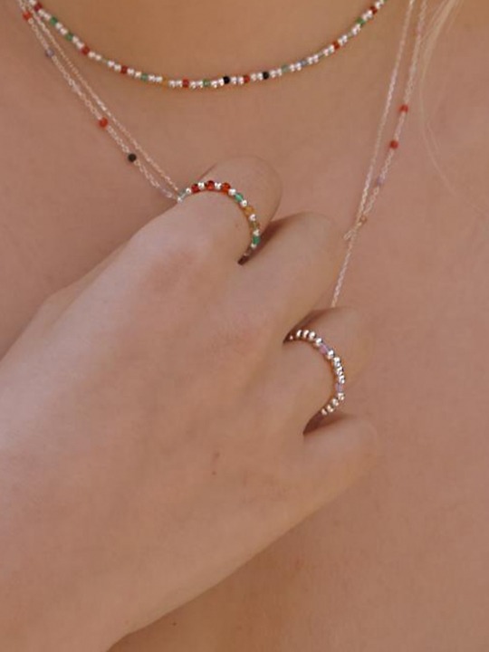 [전효성 착용][silver925]babble ring - HAGO(하고)