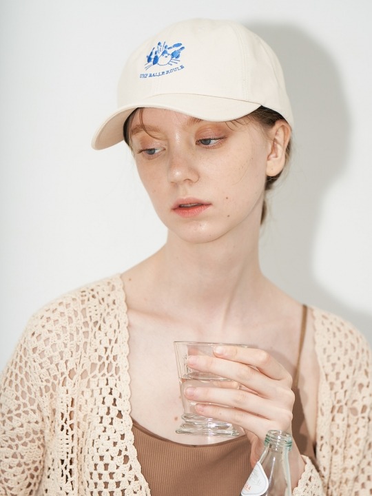 bowl cap (Beige blue) - 하고