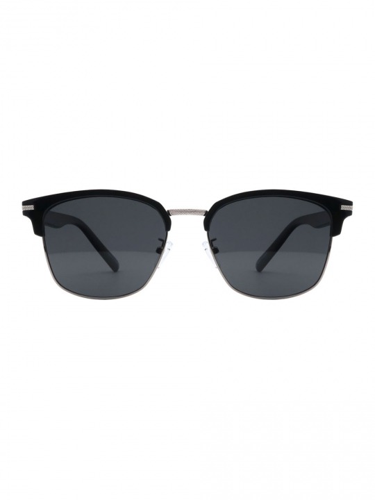 Solnit BLACK SILVER 오버사이즈 하금테 선글라스 - HAGO(하고)