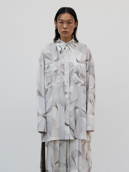 OVER FIT SHIRT_PRINT - HAGO(하고)