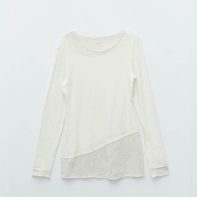 MULTI LAYERED TOP IN IVORY - HAGO(하고)