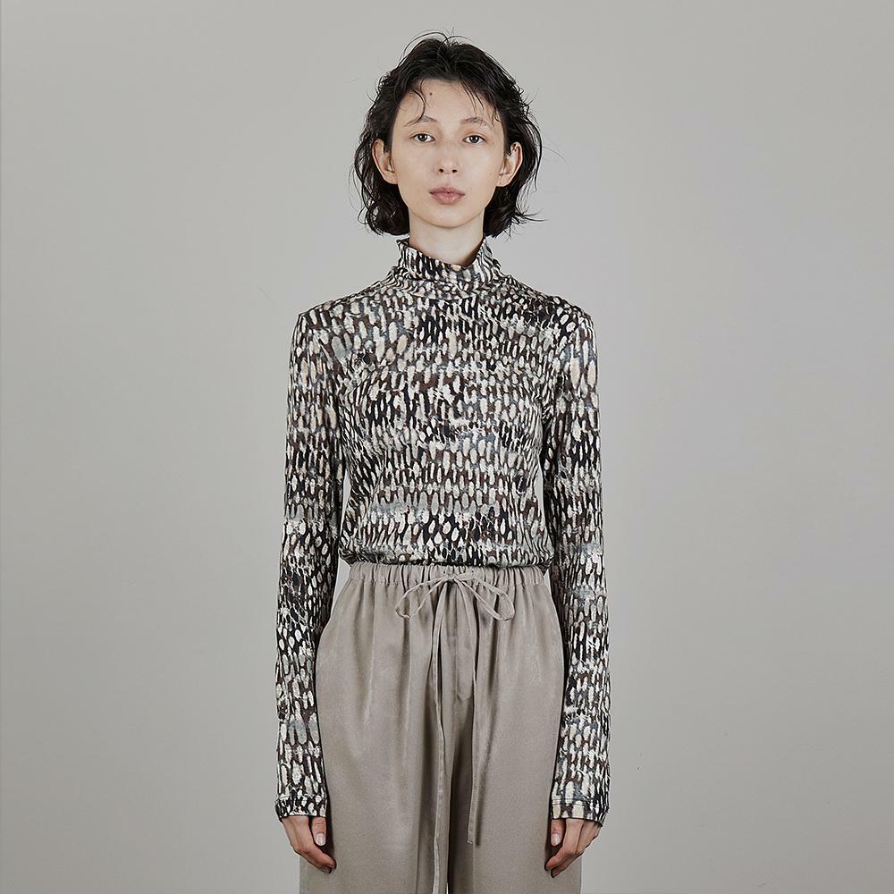 PYTHON JERSEY TURTLENECK - HAGO(하고)