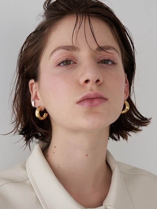 Flection & Connection - Earring 05 (Gold) - HAGO(하고)