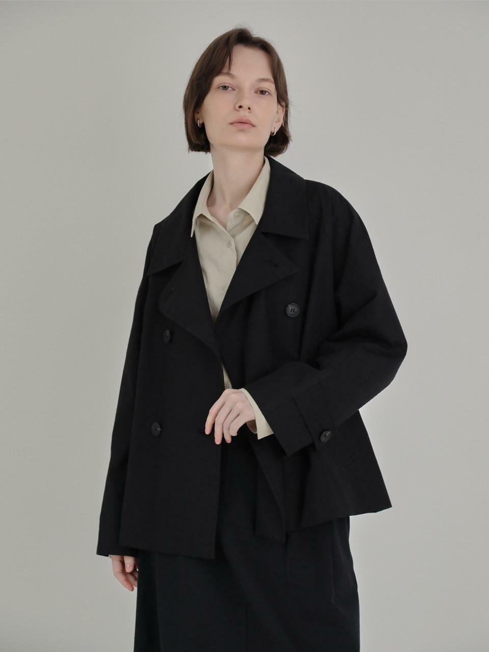 21FW 3 COAT 002 BK - HAGO(하고)