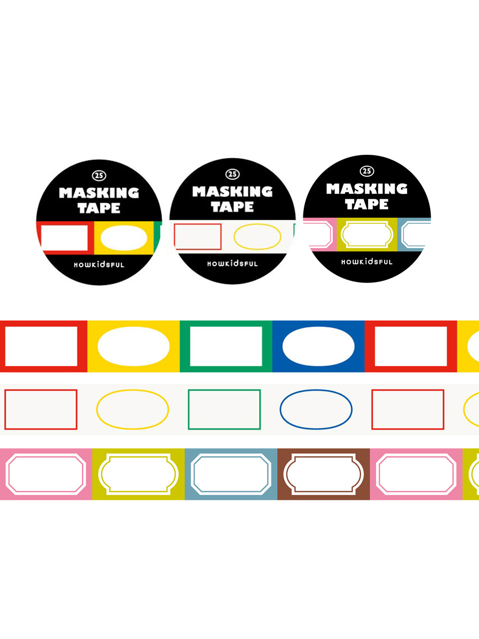 MASKING TAPE - LABEL 25mm - 하고