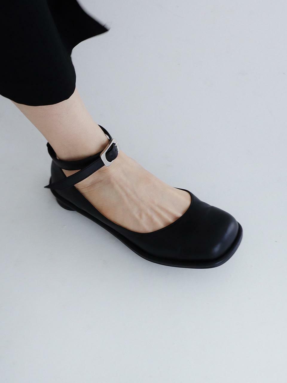 Diagonal Mary Shoes_21508_black - HAGO(하고)