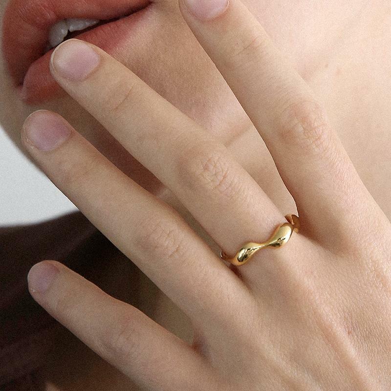 rough wave ring R028 - HAGO(하고)