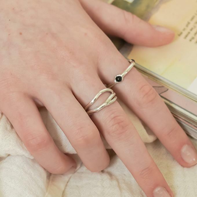 triple waves Ring _ 1 (gold) - 하고(HAGO)