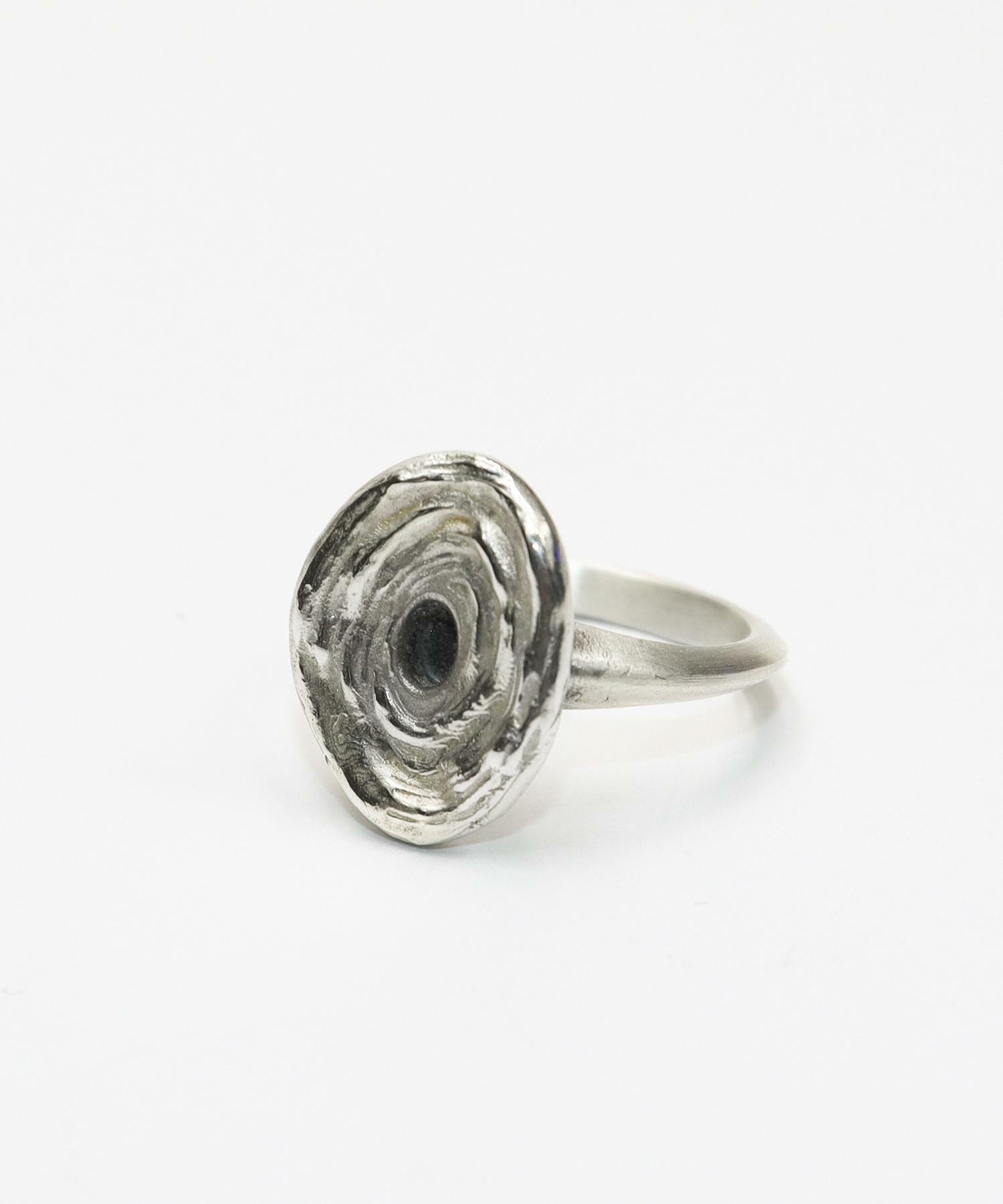 Round wave ring (925 silver) - HAGO(하고)