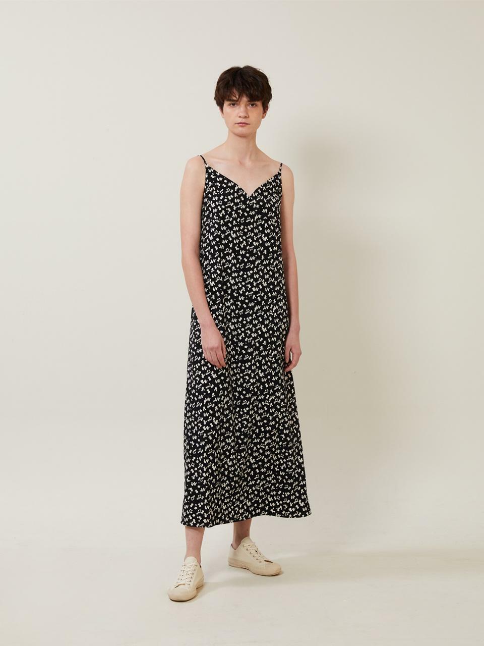RAFFLY DRESS (BLACK) - HAGO(하고)