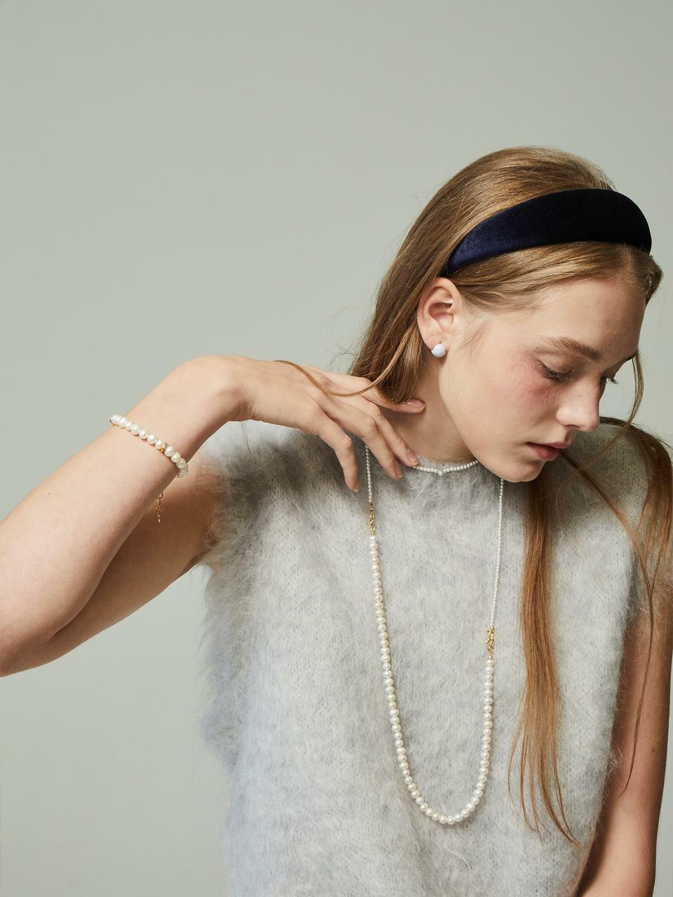 Knotted Pearl Bracelet. - HAGO(하고)