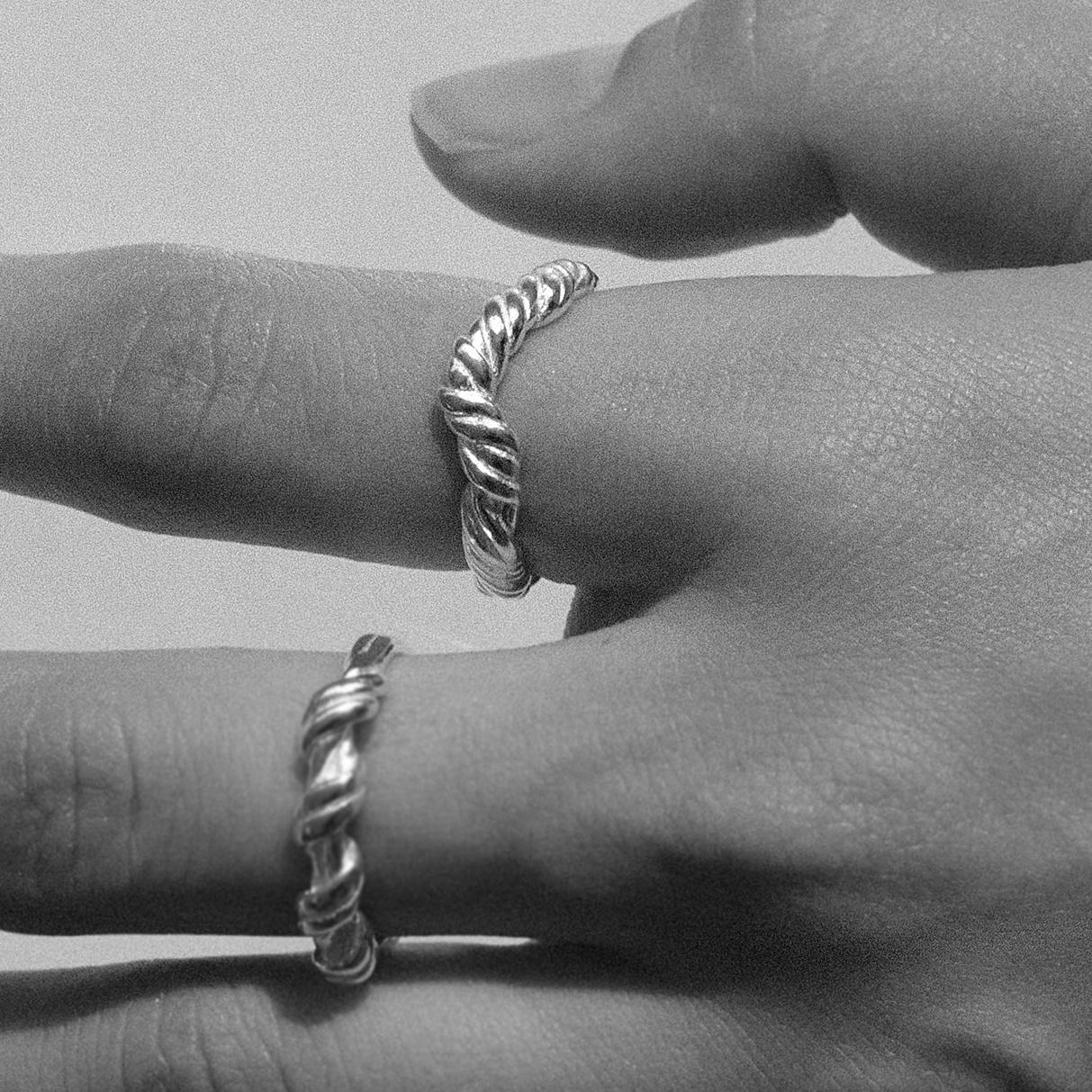 Rope Flow Ring (silver925) - HAGO(하고)