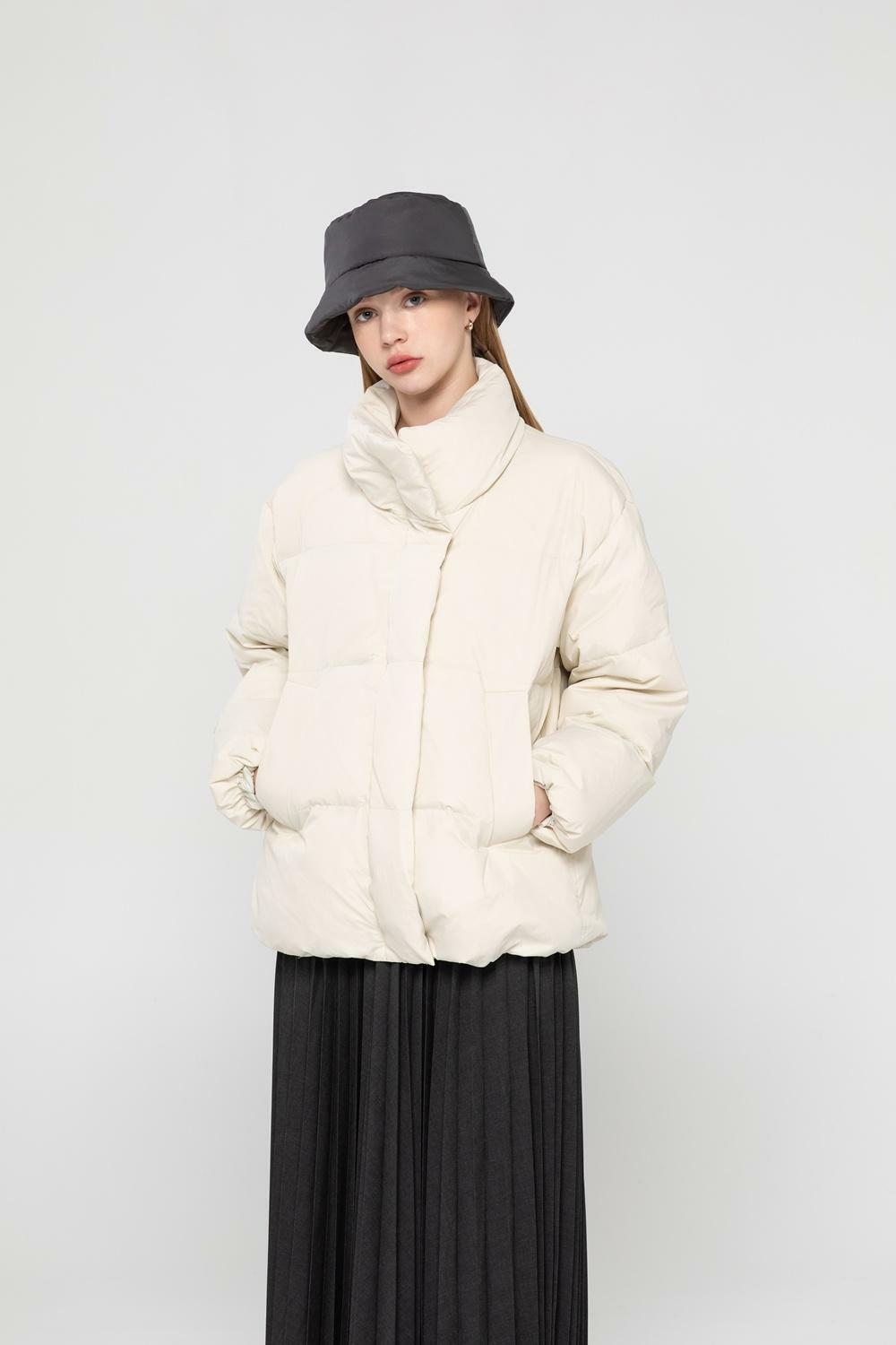 J-Mark New York Half Duck Down padding - Ivory - 하고