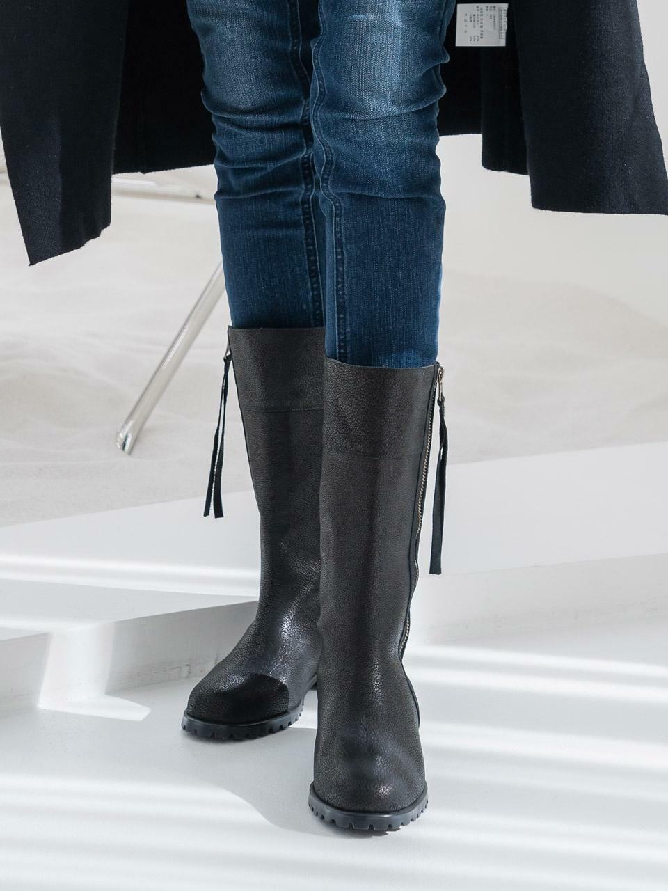 [라슈] Half Walker boots_Ambr LaE31046_3.5cm - HAGO(하고)