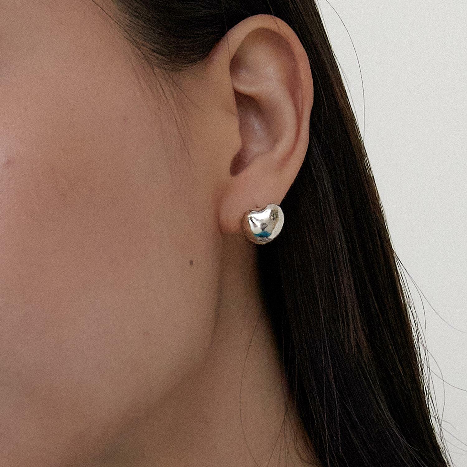 체리 하트 E030-실버 - HAGO(하고)