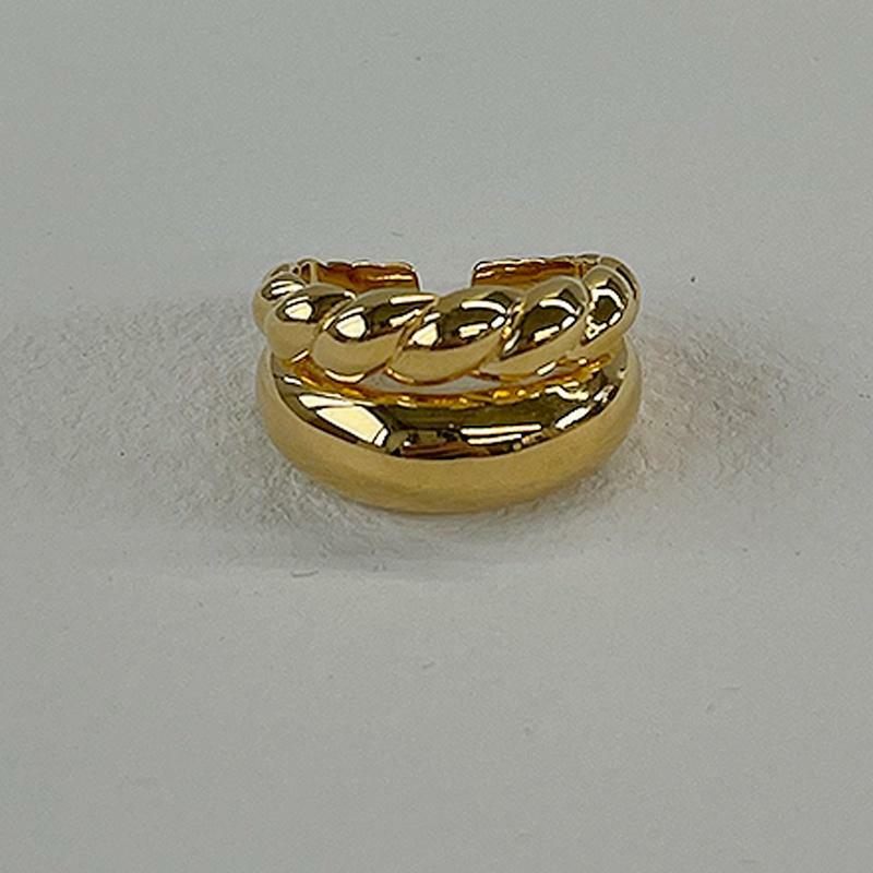 누아보 Double gold ring - HAGO(하고)