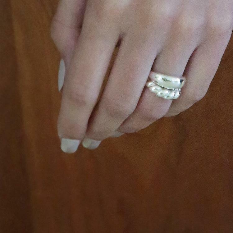 Double bold ring - HAGO(하고)