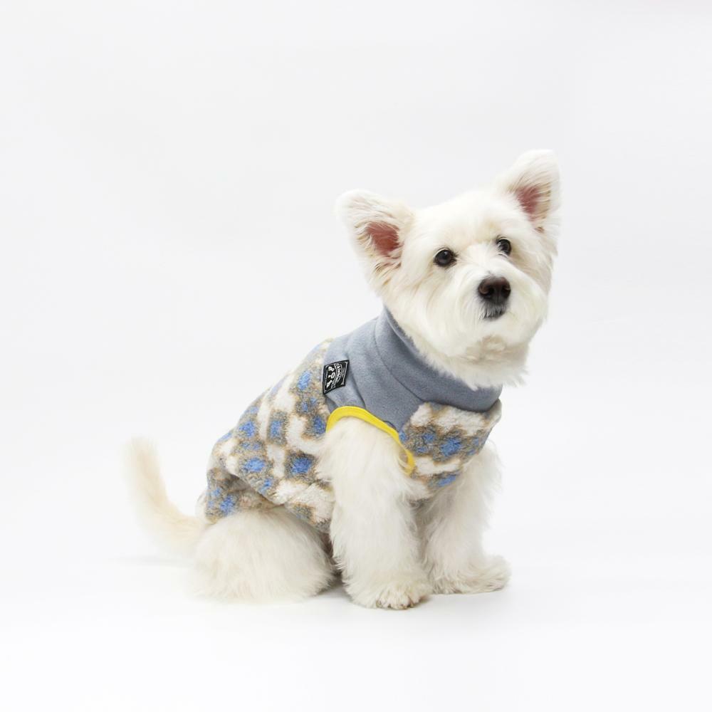 키니키니 DIAMOND PATTERN VEST-GREY(베스트) - HAGO(하고)