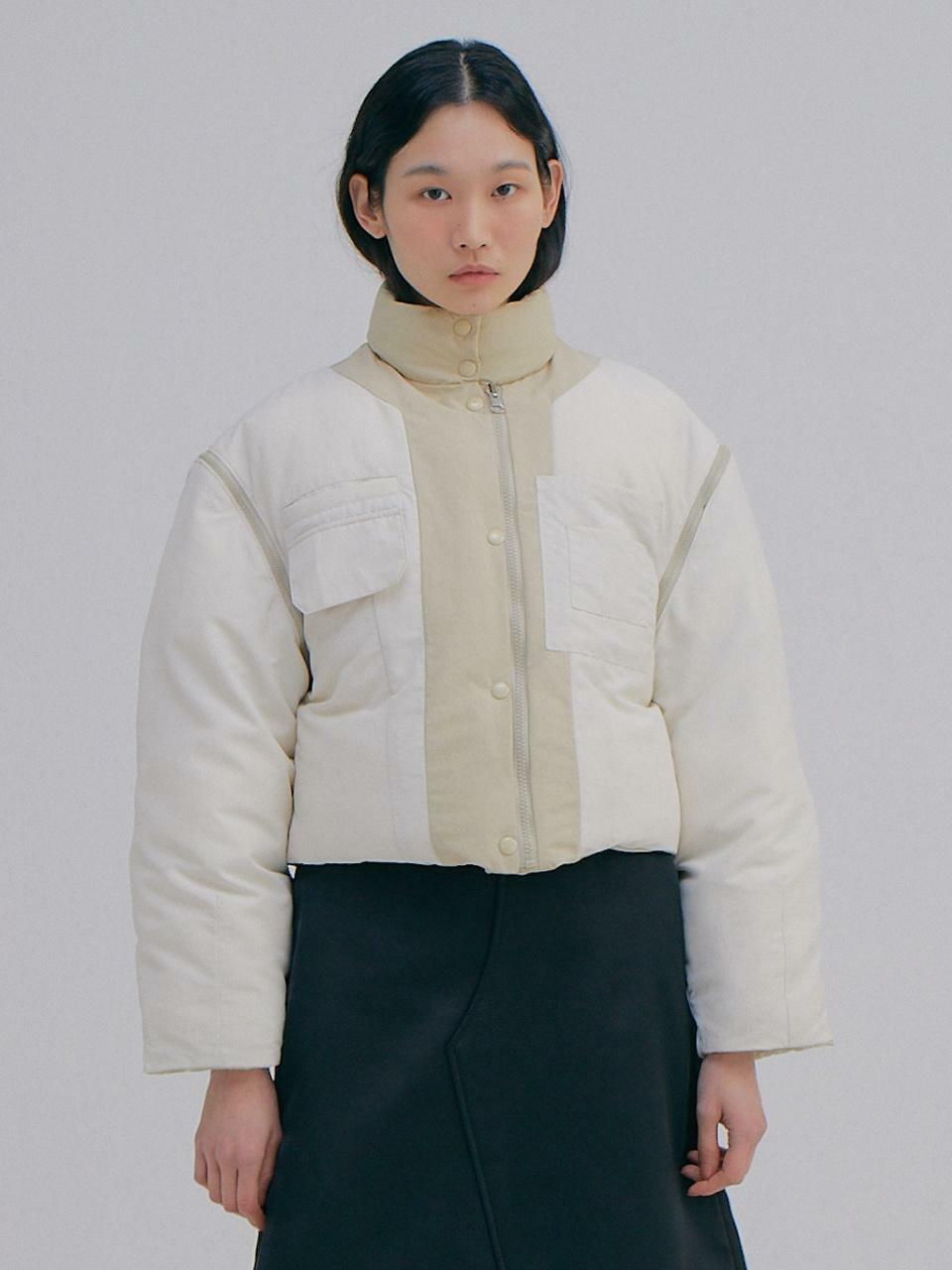 4 Way Wellon Padding_Beige - 하고(HAGO)