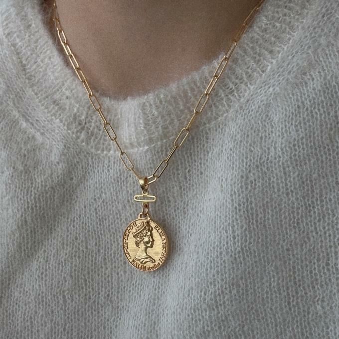 silver925 queen necklace - HAGO(하고)